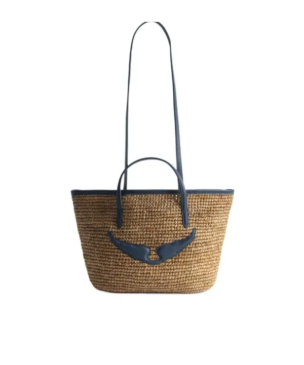 Zadig&Voltaire Mini Wings Raffia Tote Bag