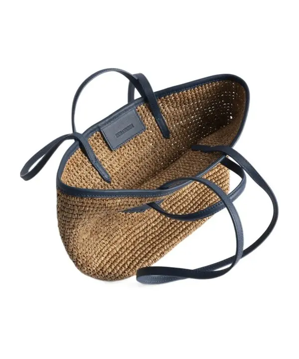 Zadig&Voltaire Mini Wings Raffia Tote Bag