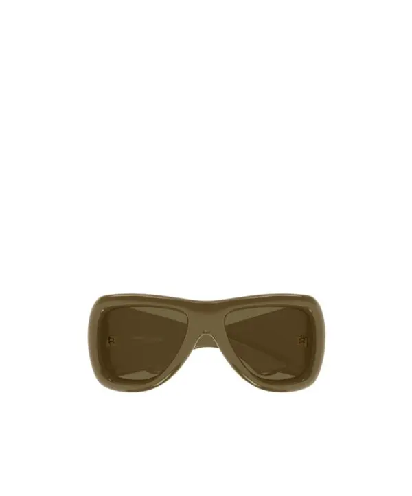 Saint Laurent Pilot Frame Sunglasses - Brown
