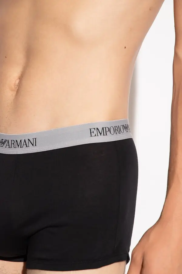 Emporio Armani Three-pack Branded Boxers