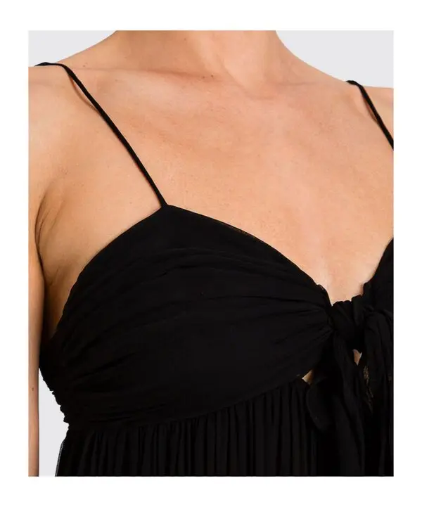 TWINSET Midi Dress With Bow Detail And Cut-out