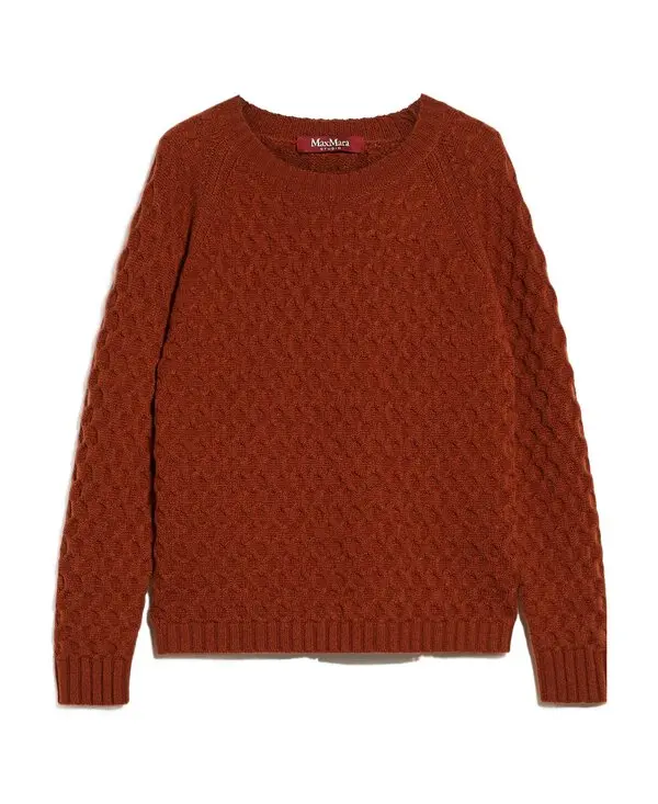 Max Mara Wool Cashmere Knitted Sweater - Brown