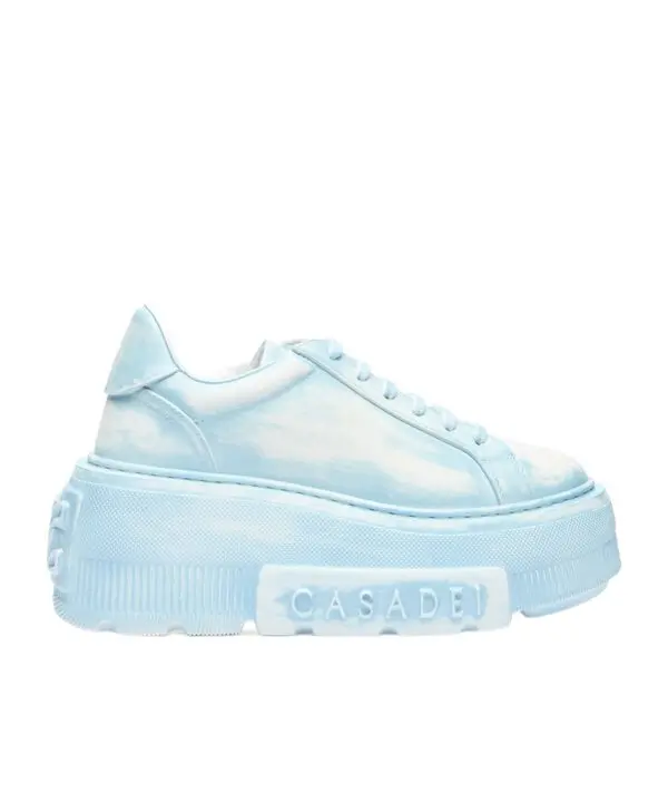 Casadei Nexus Painting Platform Low-top Sneakers - Blue