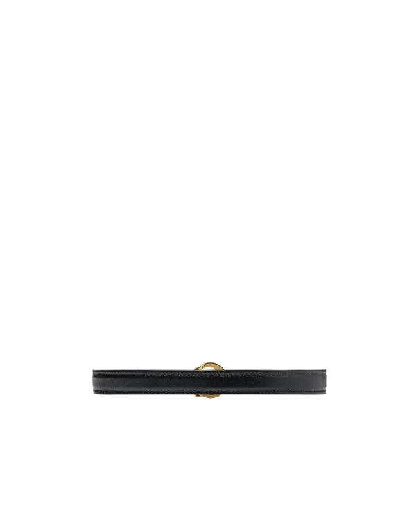 Gucci Logo Plaque Buckle Belt - Black