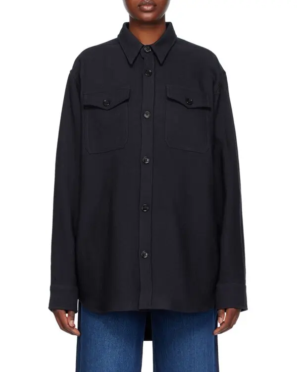 Ami Long Sleeved Buttoned Shirt