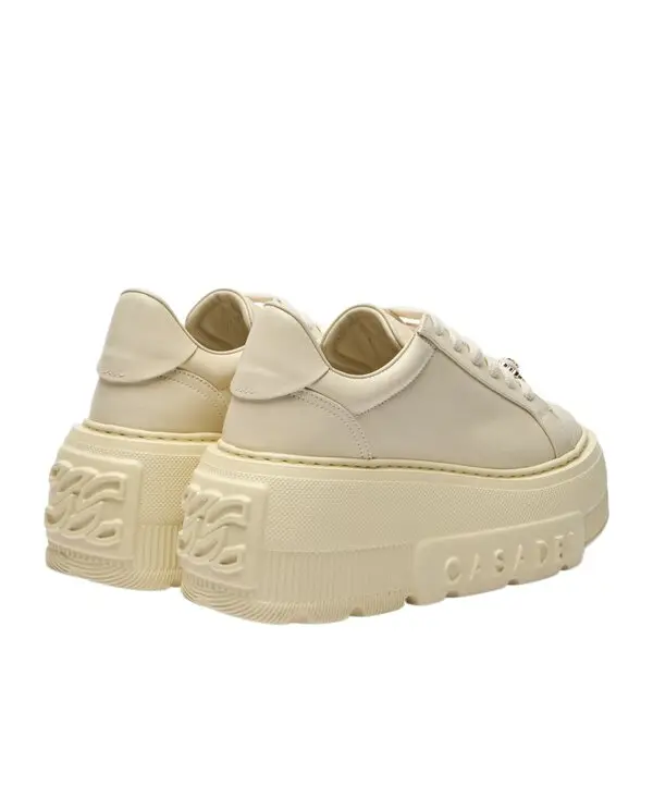 Casadei Nexus Pearl Embellished Low-top Platform Sneakers - Nude