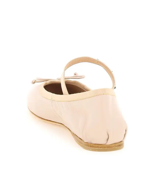 Miu Miu Logo Ballet Flats