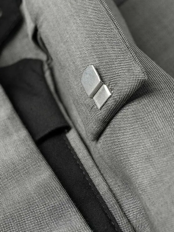 Thom Browne Mid-rise Tailored Trousers - Light Gray
