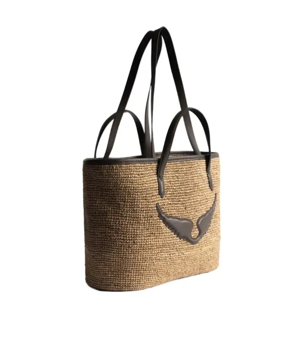 Zadig&Voltaire Wings Woven Tote - Brown