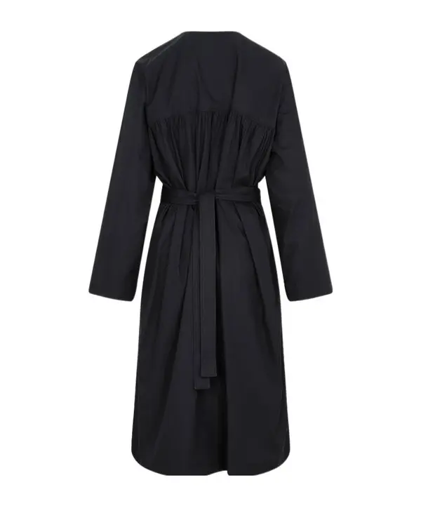 LEMAIRE Long-sleeved Pleated Midi Dress