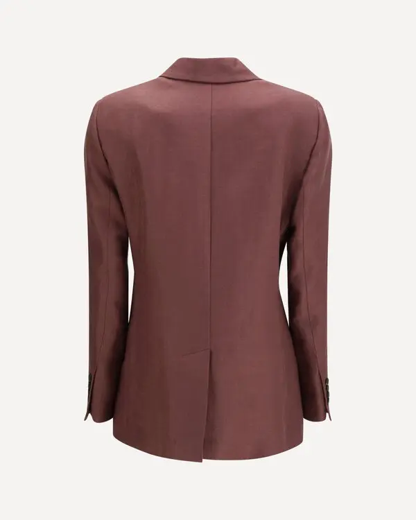Brunello Cucinelli Double Breasted Jacket - Red
