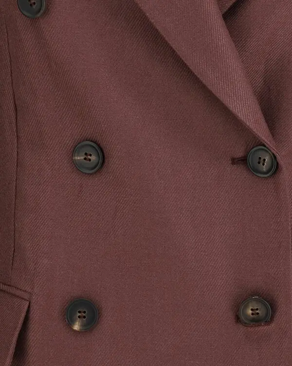 Brunello Cucinelli Double Breasted Jacket - Red