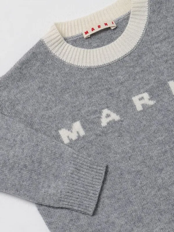Marni Round Collar Logo Pullover