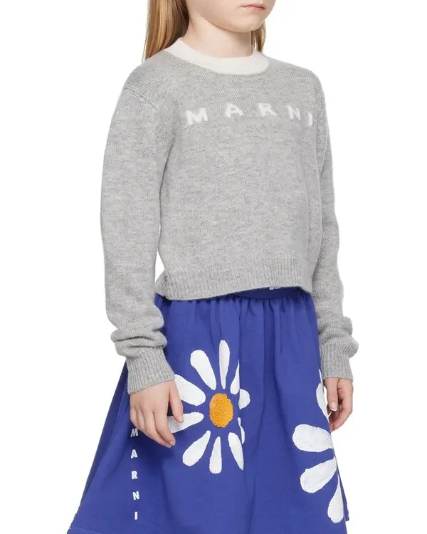 Marni Round Collar Logo Pullover