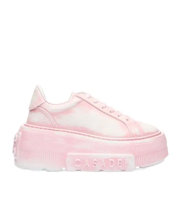 Casadei Nexus Painting Platform Low-top Sneakers - Pink