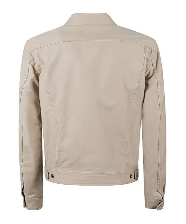 TOM FORD Gabardine Weave Zip-up Jacket - Light Brown