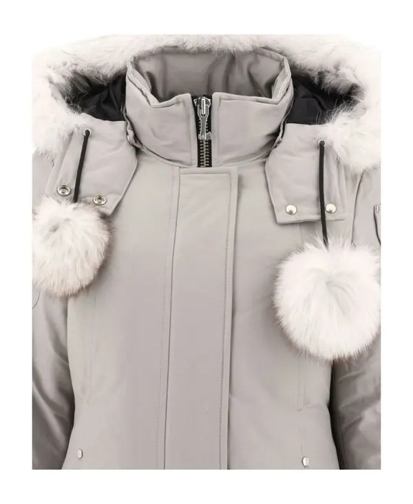 Moose Knuckles Stirling Hooded Parka - Gray