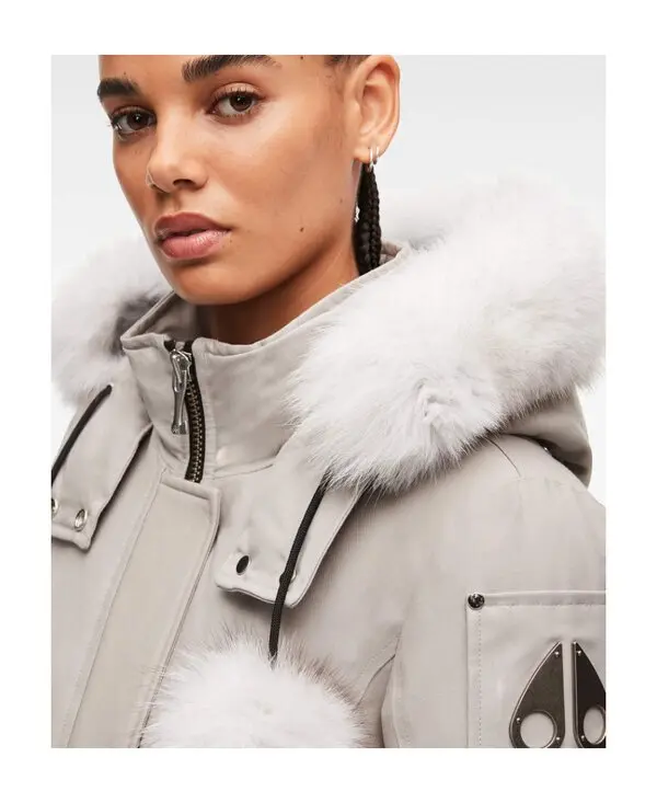Moose Knuckles Stirling Hooded Parka - Gray
