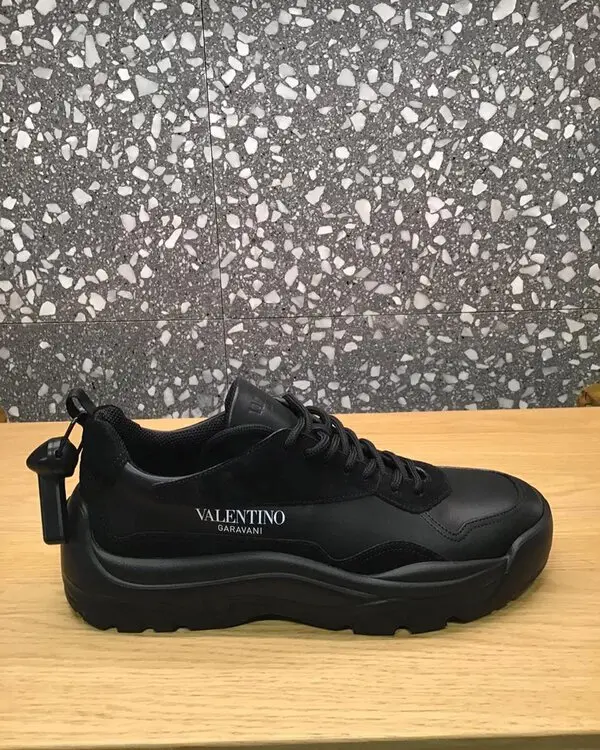 Valentino Garavani Gumboy Lace-up Sneakers - Black