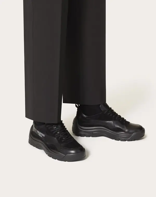 Valentino Garavani Gumboy Lace-up Sneakers - Black