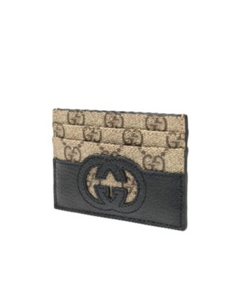Gucci Gg Jacquard Card Holder
