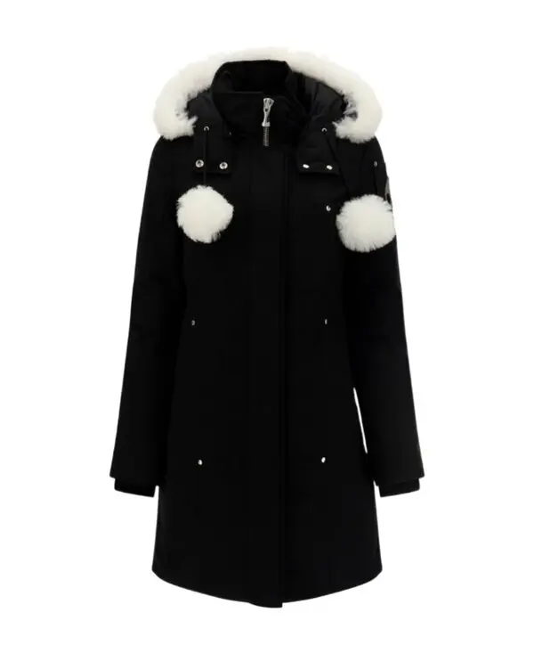 Moose Knuckles Front-zip Hooded Jacket With Fur Trim