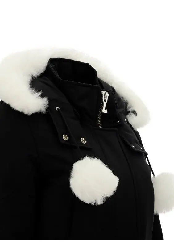 Moose Knuckles Front-zip Hooded Jacket With Fur Trim