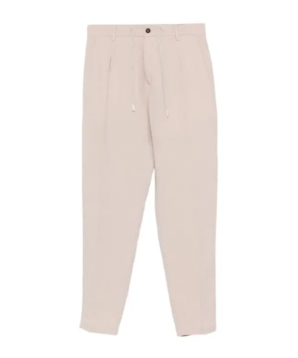 Eleventy Casual Pants With Belt Loops - Nude