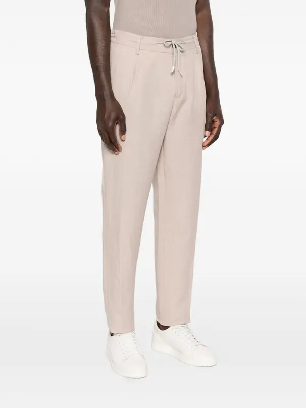 Eleventy Casual Pants With Belt Loops - Nude