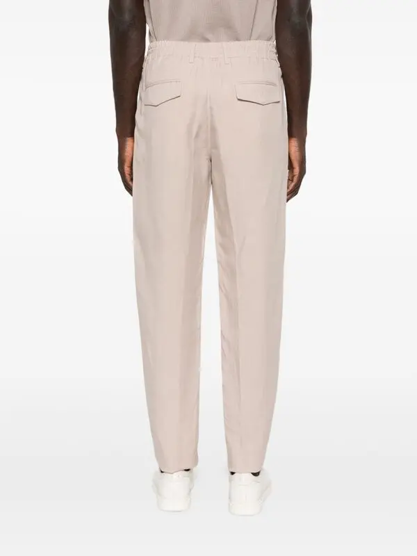 Eleventy Casual Pants With Belt Loops - Nude
