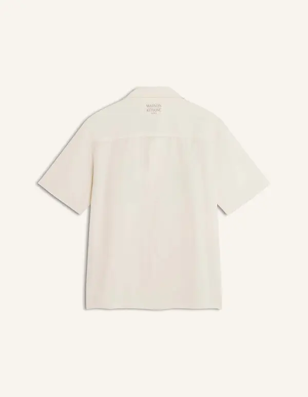 Maison Kitsuné Semi-sheer Short-sleeved Shirt