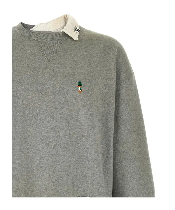 Mihara Yasuhiro Layered Embroidered Sweatshirt