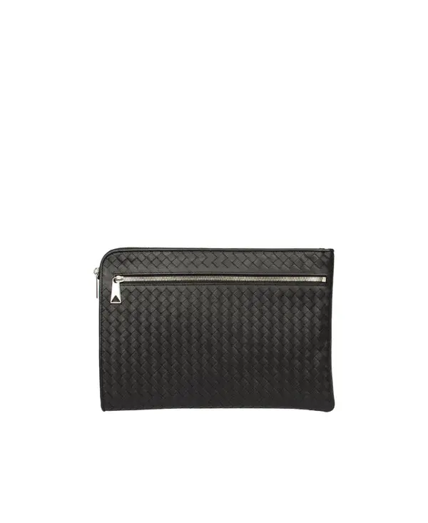 Bottega Veneta Zipper Wallet - Black