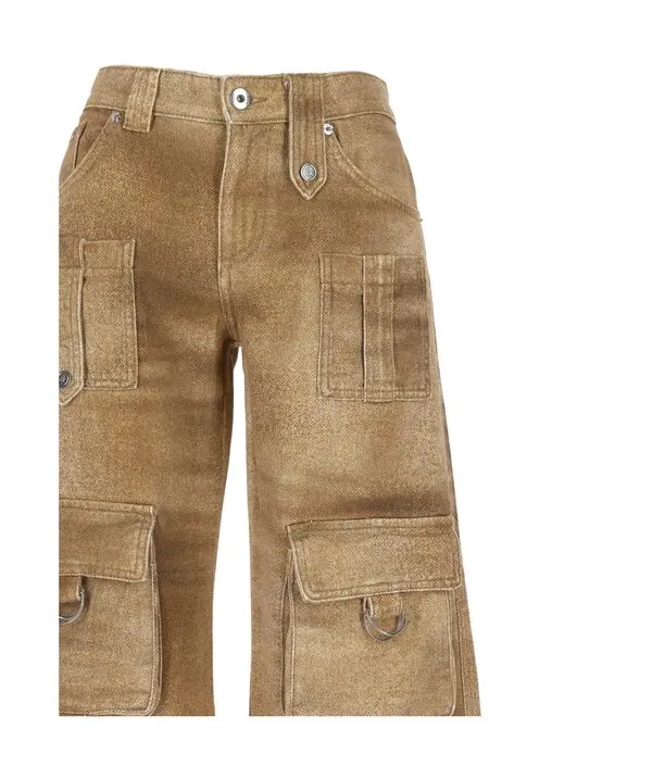 Blumarine Loose Fit Cargo Pants With Belt Loops