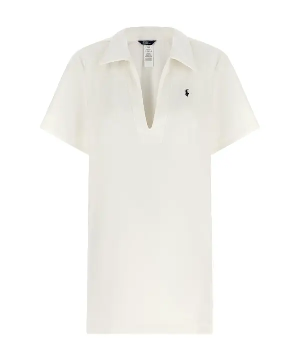 Polo Ralph Lauren Terry Cloth Dress - White