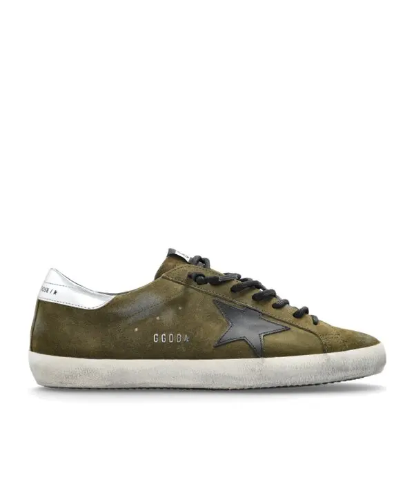 GOLDEN GOOSE Super Star Low-top Sneakers - Green