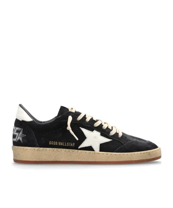 GOLDEN GOOSE Ballstar Lace-up Sneakers - Black