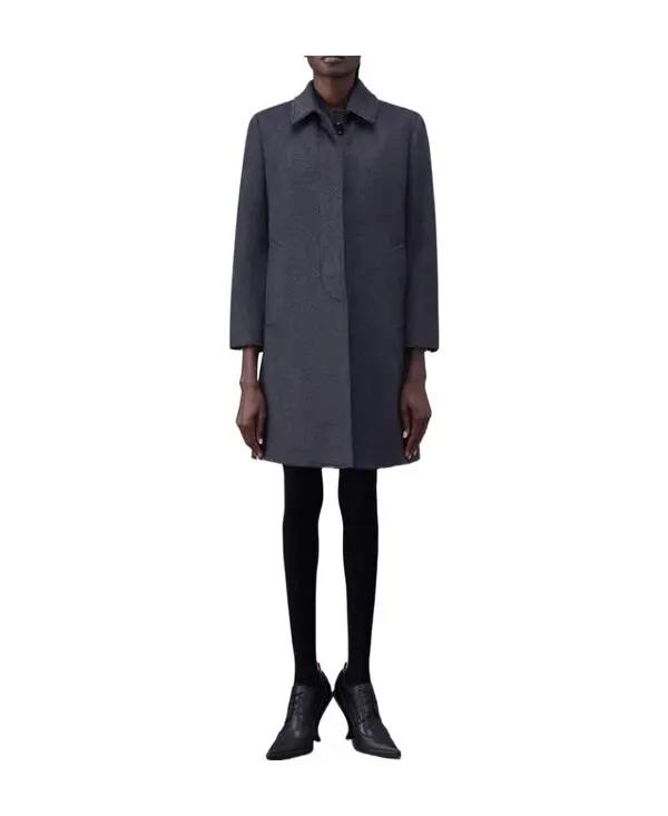 Thom Browne Double Back Slit Cashmere Coat