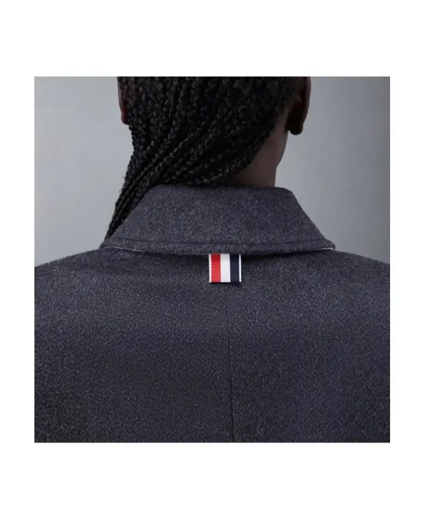 Thom Browne Double Back Slit Cashmere Coat
