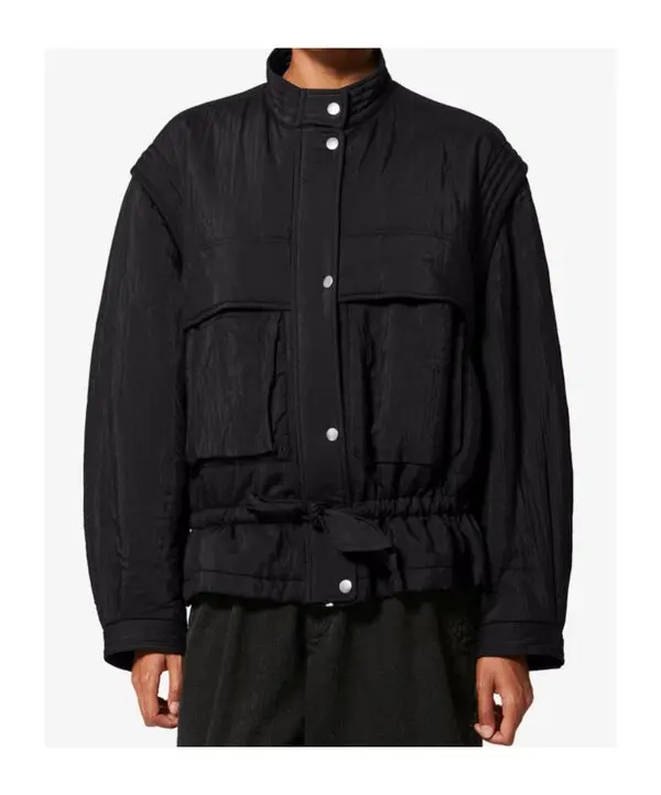 Isabel Marant Étoile Blandina Quilted Tie-detail Jacket