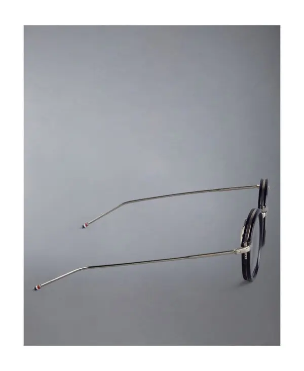 Thom Browne Round Frame Glasses - Blue