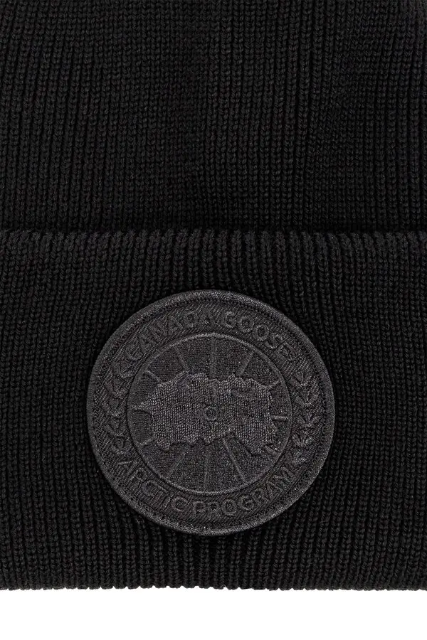 Canada Goose Logo Beanie Hat