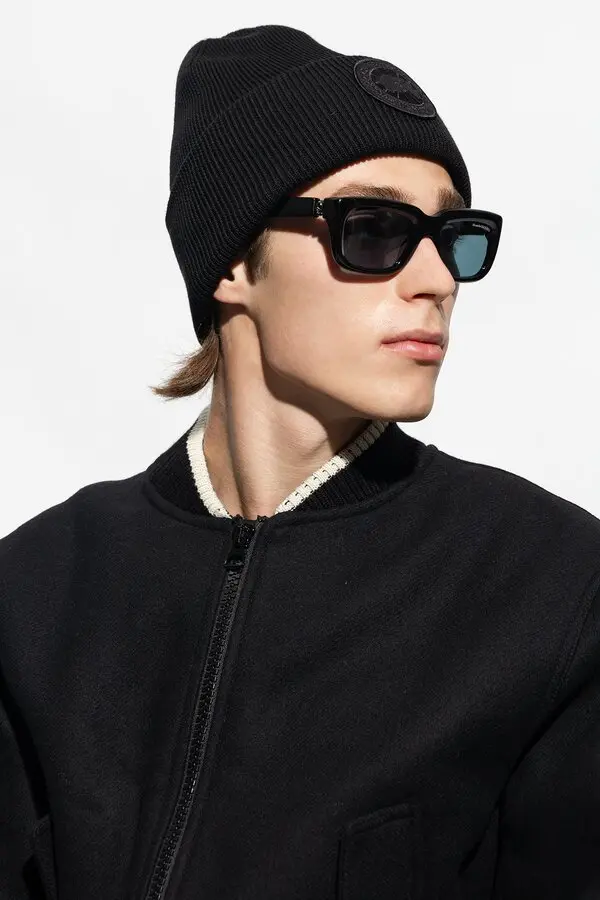 Canada Goose Logo Beanie Hat
