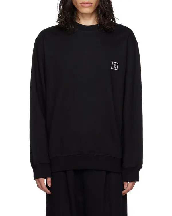 WOOYOUNGMI Round Collar Long Sleeve Sweater