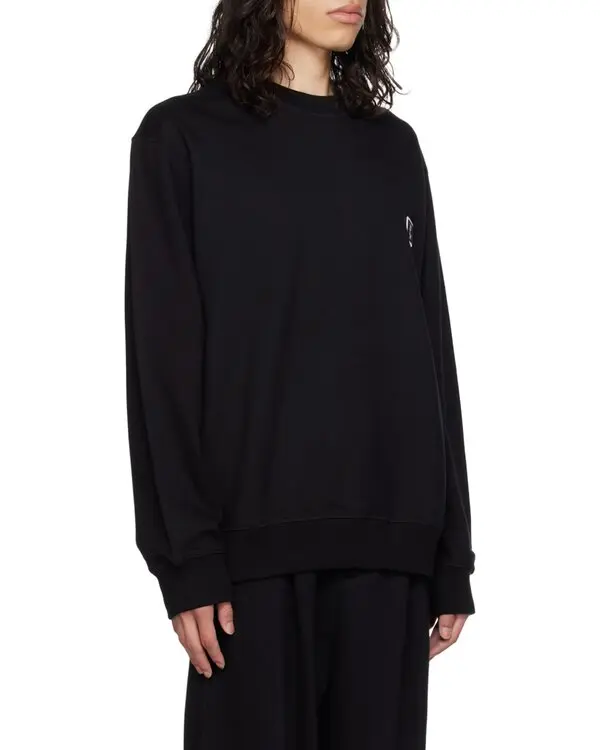 WOOYOUNGMI Round Collar Long Sleeve Sweater