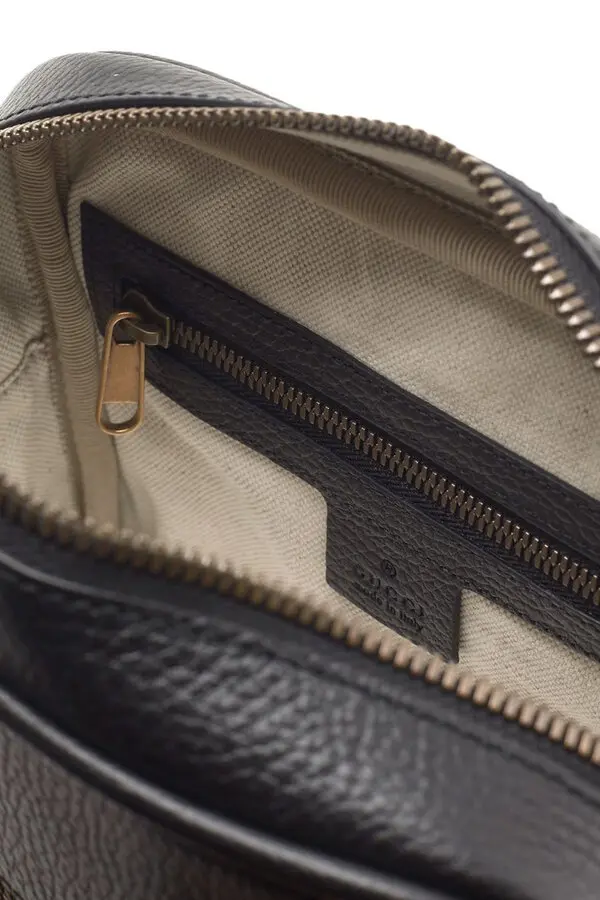 Gucci Logo Print Messenger Bag