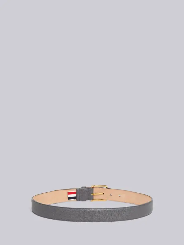 Thom Browne 4-bar Striped Leather Belt