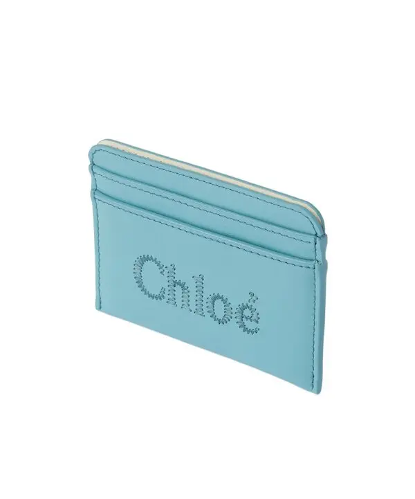 Chloé Sense Card Holder - Blue