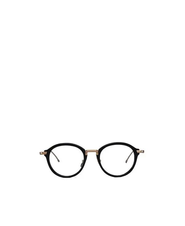 Thom Browne Round Frame Eyeglasses - Black