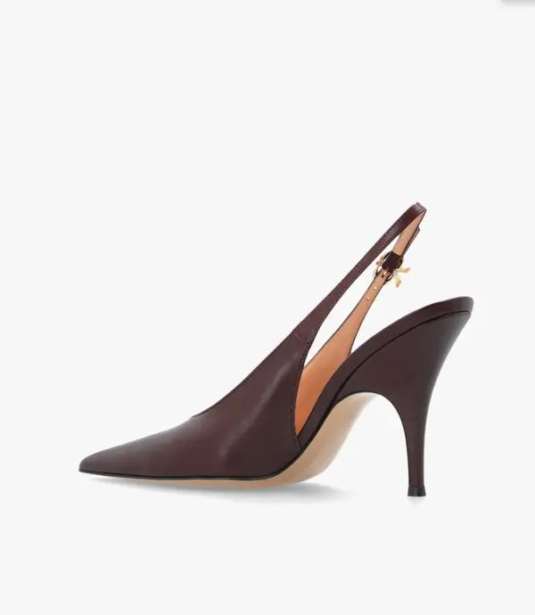 GIANVITO ROSSI Sofia Pointed Toe Slingback Pumps